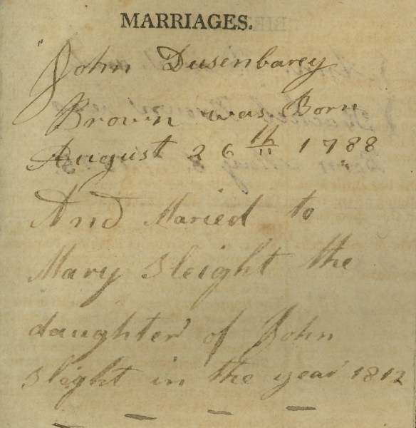 Mary Sleght Brown – Telling My Story