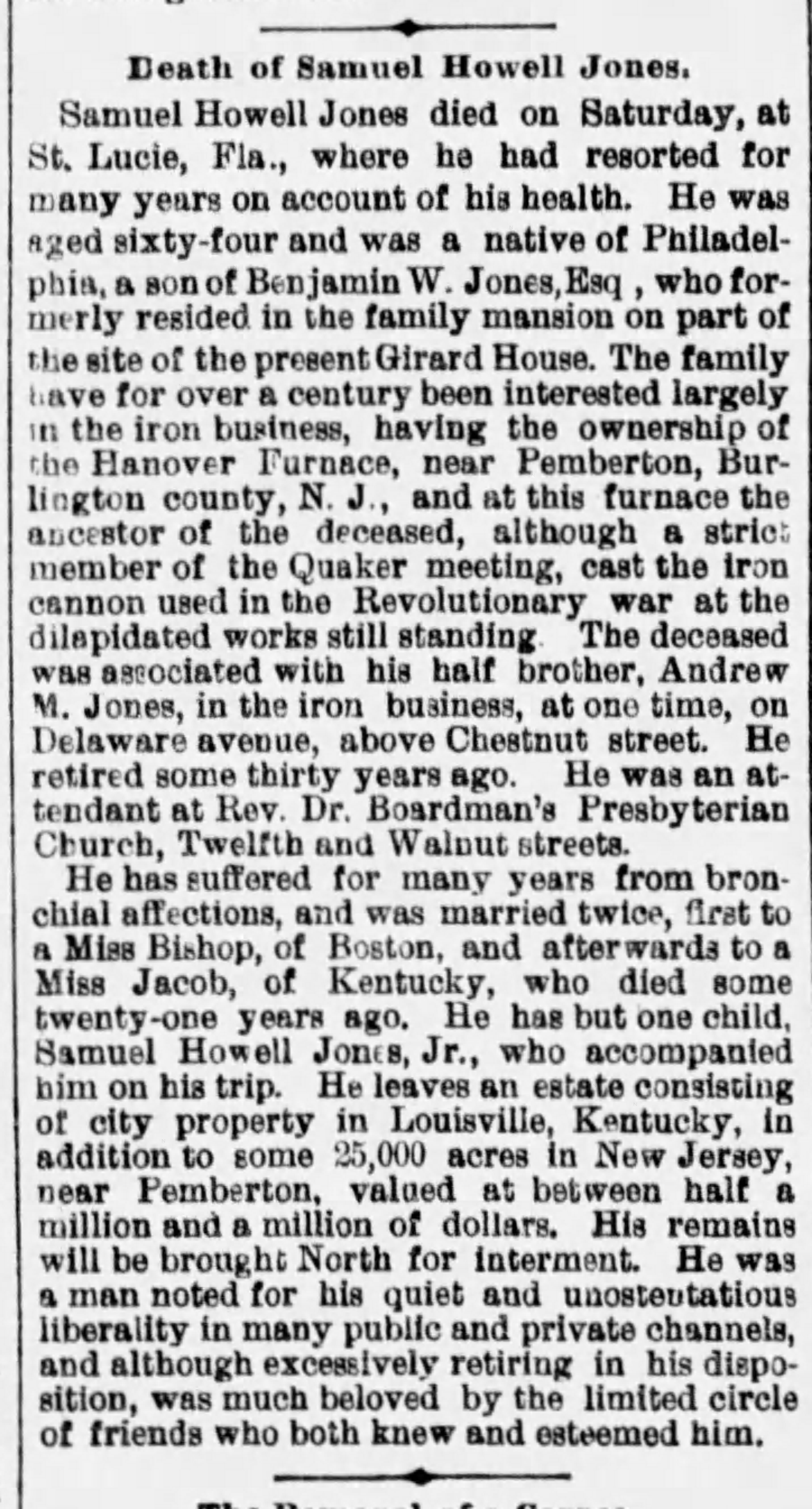 Samuel Howell Jones – Telling My Story